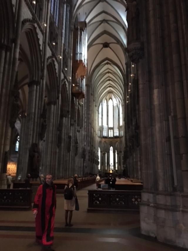 Perspectives of Cologne Cathedral, Germany: Interior, Facing Medieval ...
